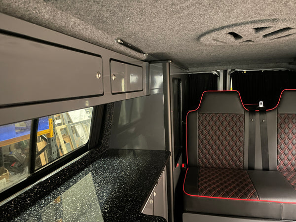 VW T4 Gloss Grey & Black Tambour SWB Units– T4mation.me