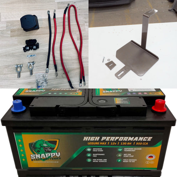 VW T4 Double Battery Tray + Battery + Split Charger Kit– T4mation.me